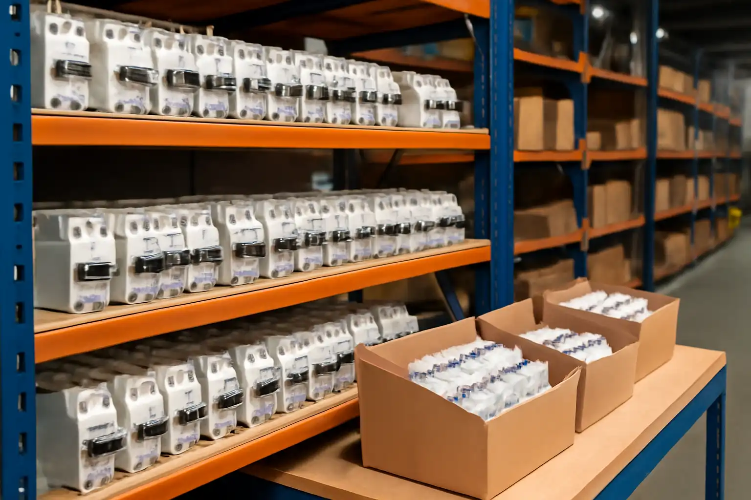 Storage environment of miniature circuit breakers