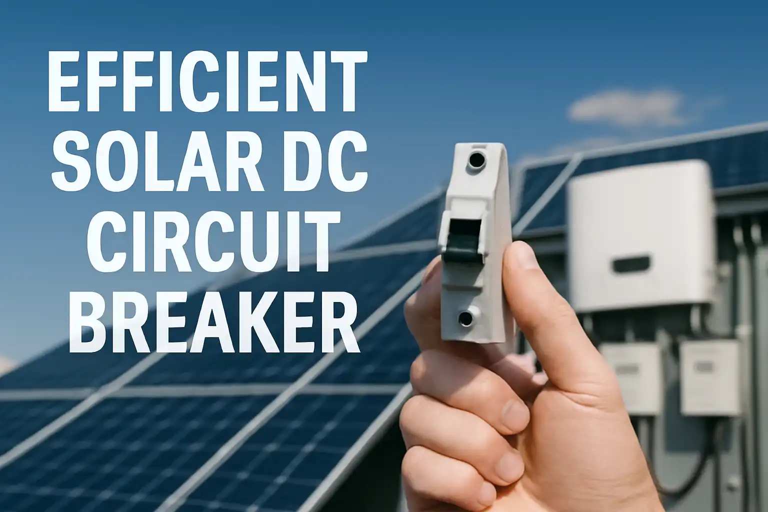 DC Circuit Breaker Solutions for Safe and Efficient Solar Power