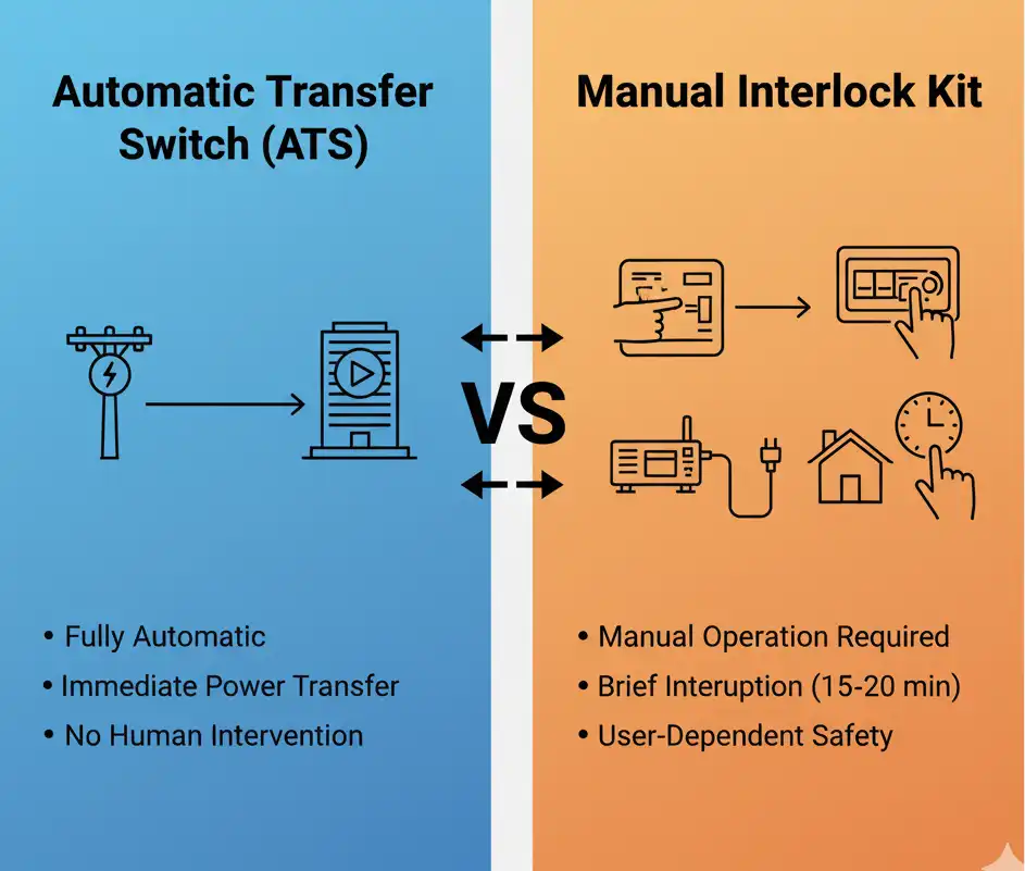 ATS vs. Kit de Intertravamento: Como Escolher a Solução de Energia de ...