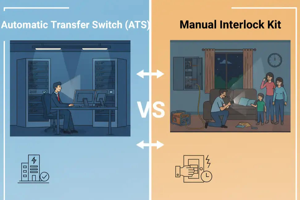 ATS vs Interlock Kit: Choosing the Right Backup Power Solution